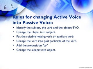 Passive voice part-2 | PPT