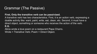 Passive voice | PPT