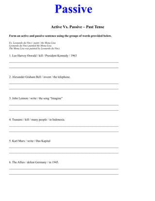 Passive voice | PDF