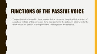 Passive voice | PPT