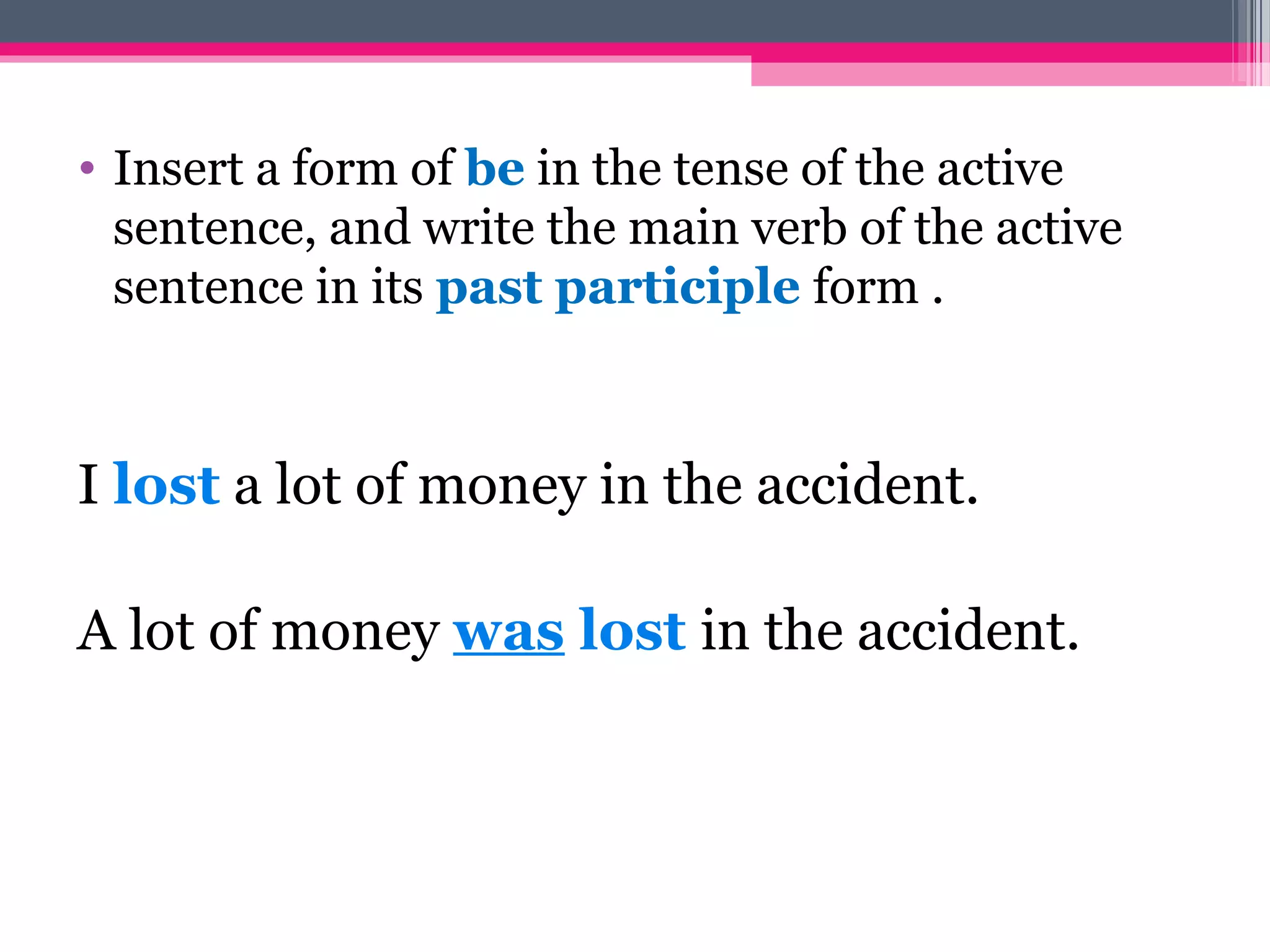 Passive voice | PPT