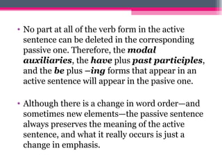 Passive voice | PPT