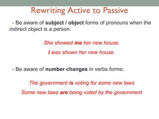 Passive voice | PDF