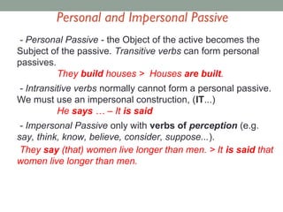 Passive voice | PDF