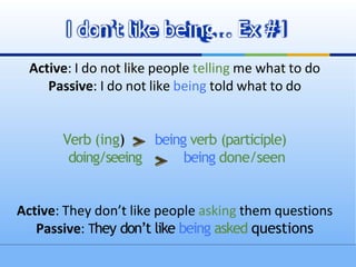 Passive Voice in different tenses - English | PPTX