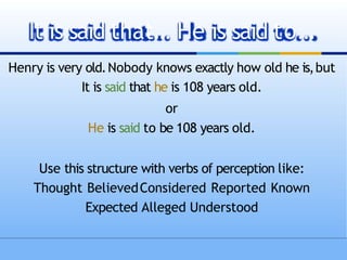 Passive Voice in different tenses - English | PPTX