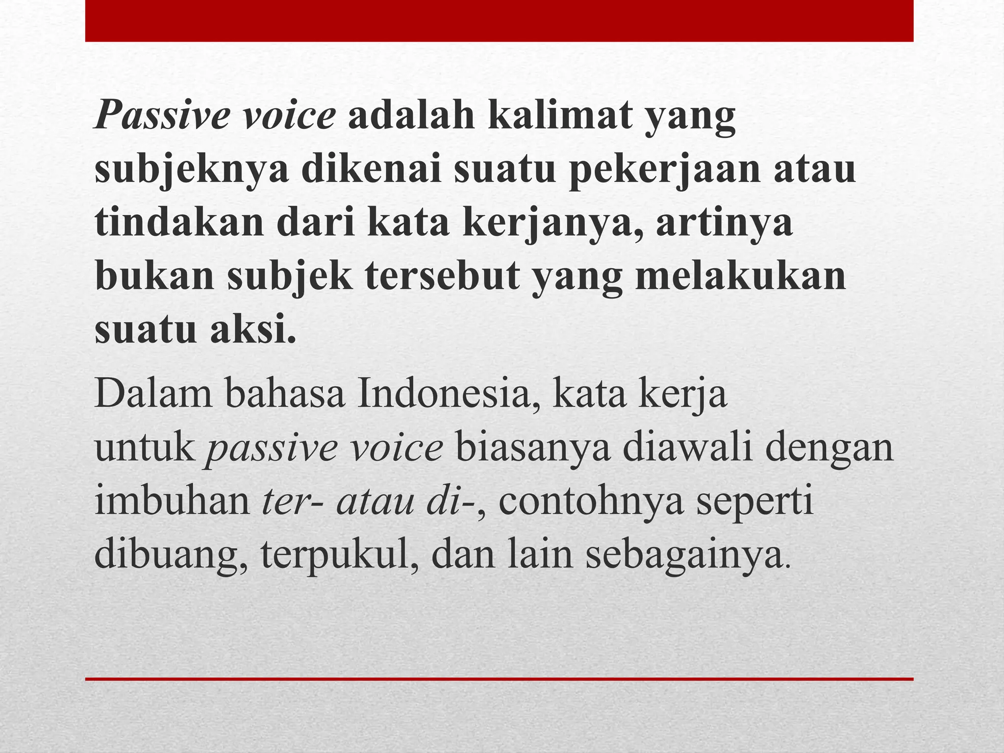 PASSIVE VOICE untuk kelas 8 sekolah menegah pertama.pptx
