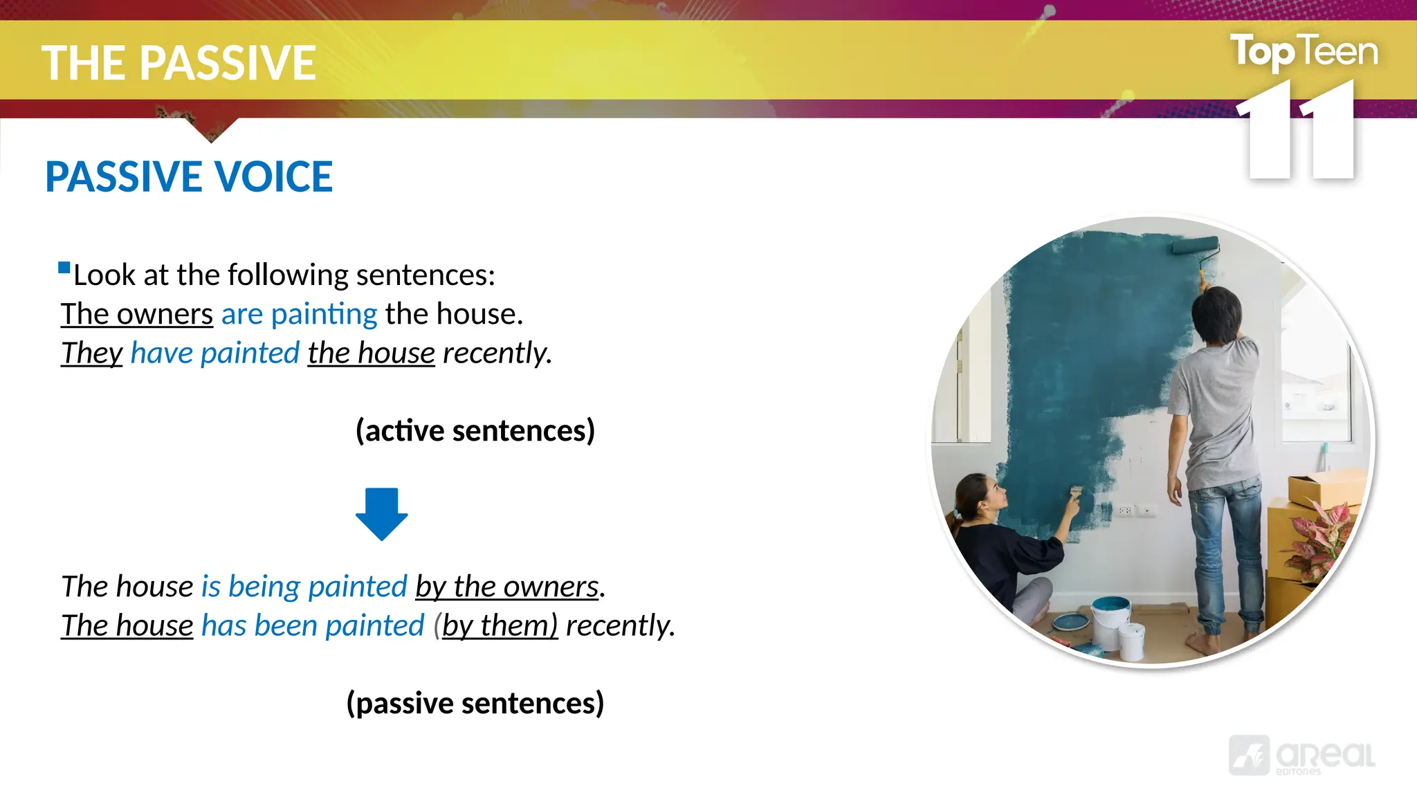 Passive Voice, ingles, gramática, bom para | PPTX