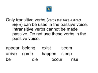 Passive Voice: Explanation and Example Sentences | PPT