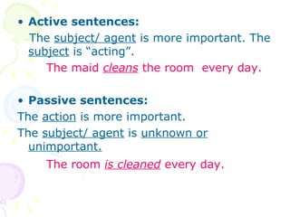 Passive voice | PPT