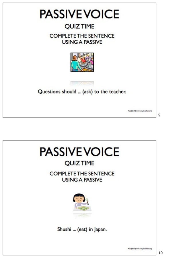 Passive Voice | PDF
