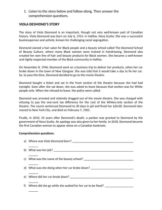 Passive Voice - Story of Viola Desmond.docx