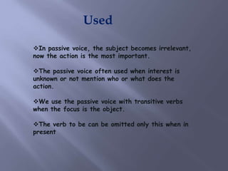 Passive voice[1] | PPT