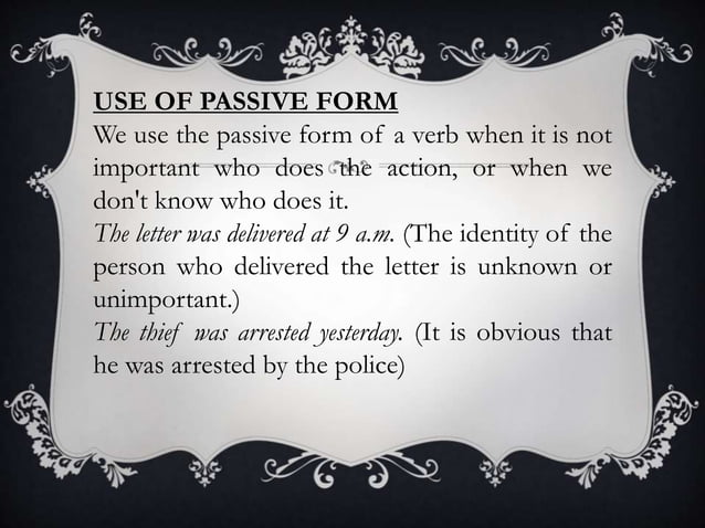 Passive voice 1 | PPT