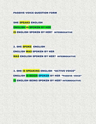 PASSIVE VOICE | DOCX