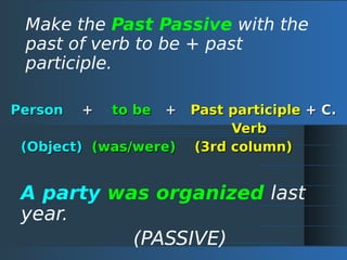 Passive voice a global market (10th) | PPT | Education industry ...