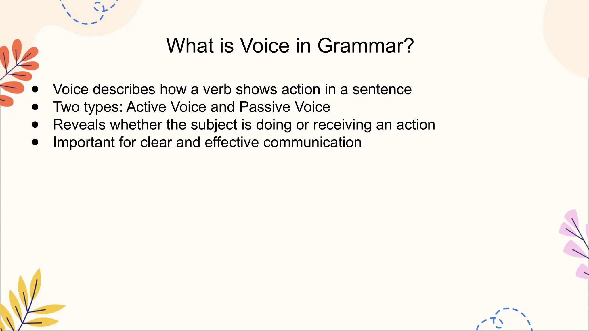 Passive Voice and Active Voice for grade 8.pptx