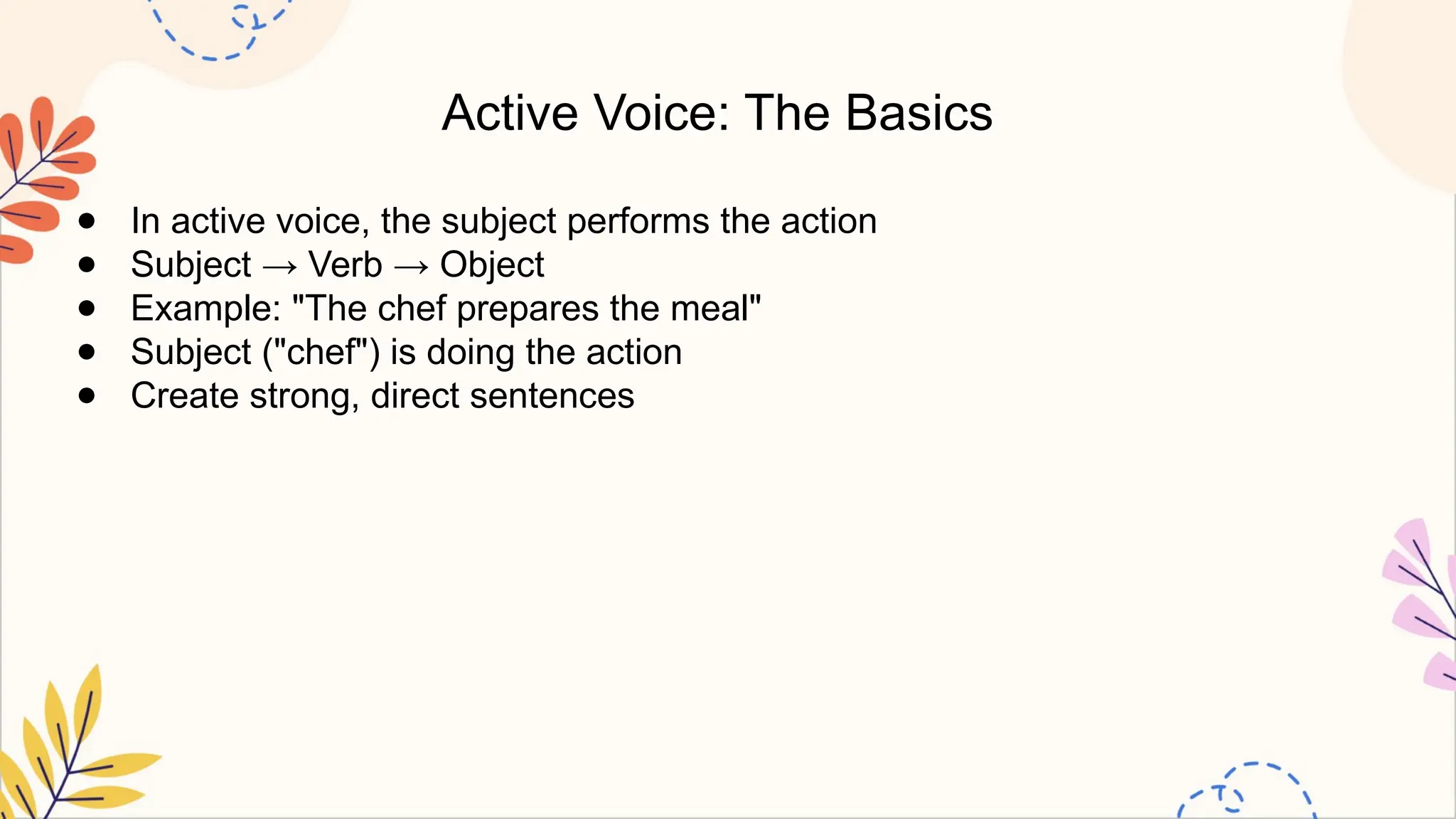 Passive Voice and Active Voice for grade 8.pptx