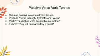 Passive Voice and Active Voice for grade 8.pptx