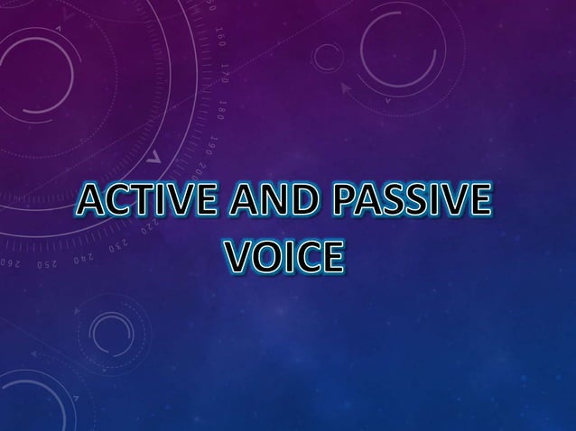 Passive voice B1 | PPTX