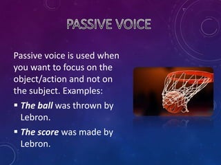 Passive voice B1 | PPTX