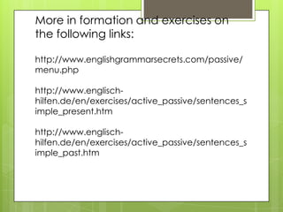 Passive voice basic | PPTX