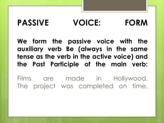 Passive voice basic | PPTX