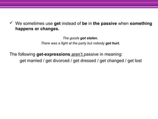 PASSIVE VOICE & CAUSATIVE HAVE | PPT