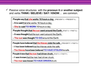 Passive voice & causative bach summary | PPT