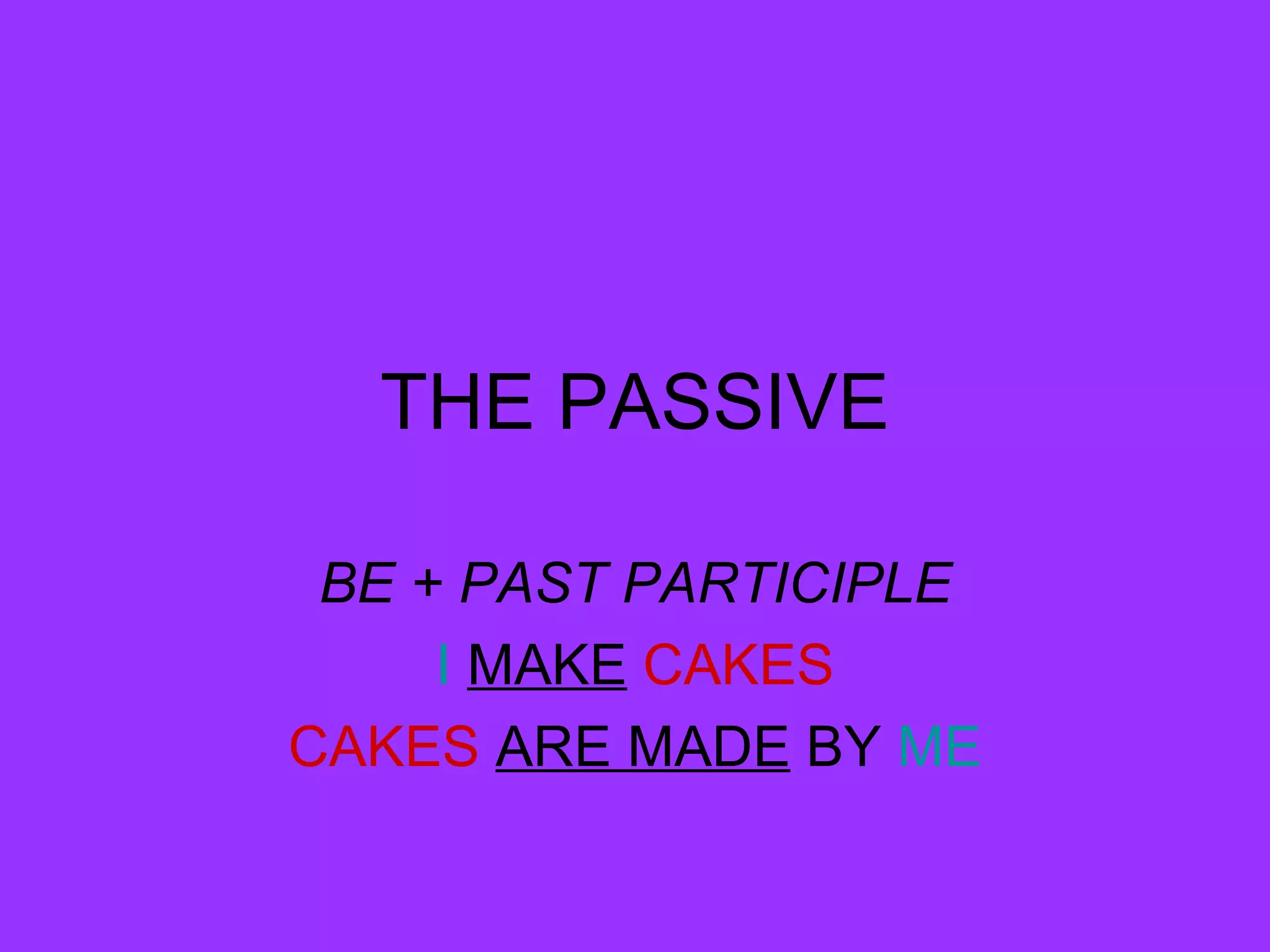 Passive Voice- verb | PPT