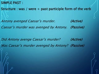 Passive voice class 8th | PPTX
