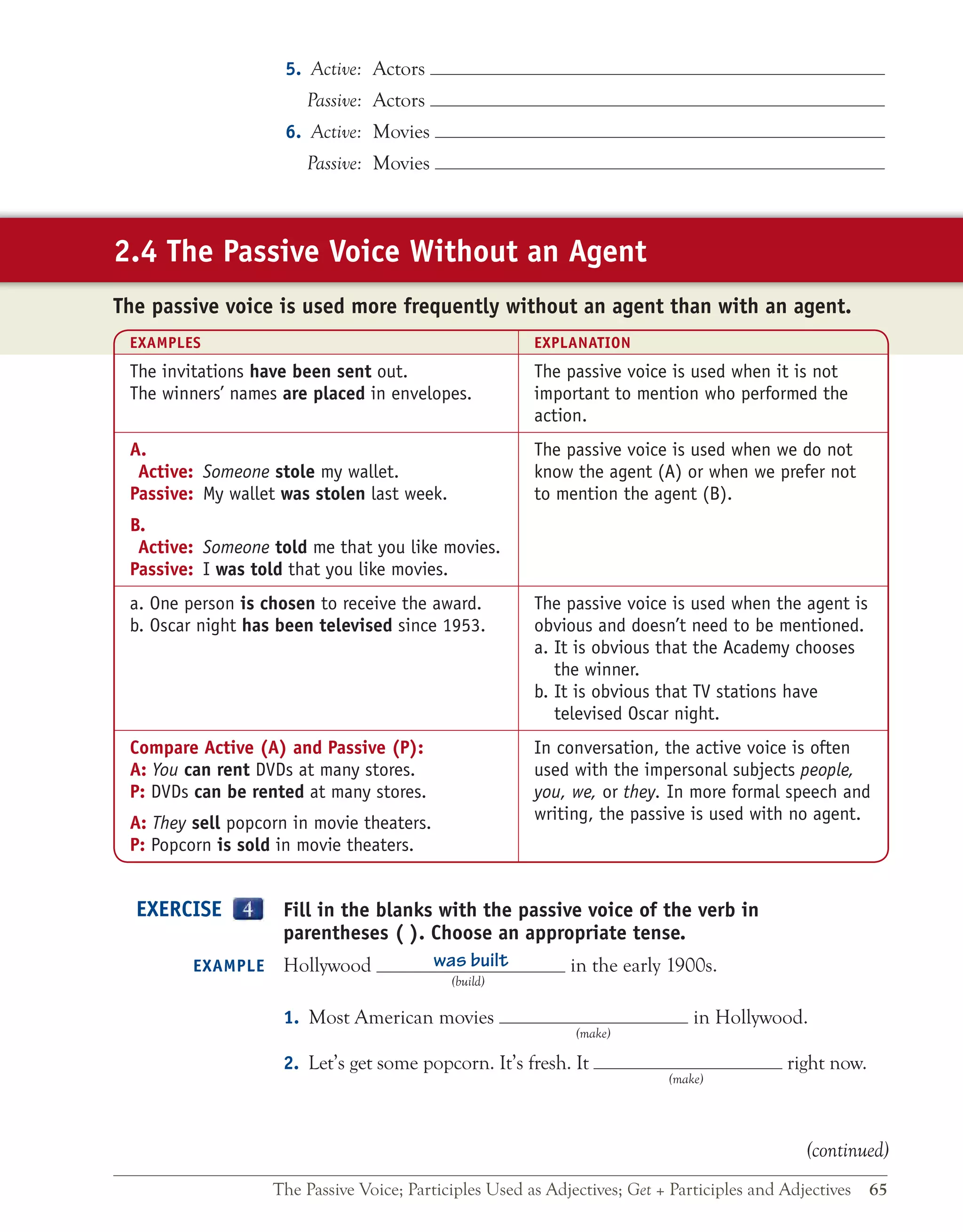 Passive voice explanation | PDF
