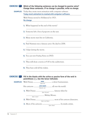 Passive voice explanation | PDF