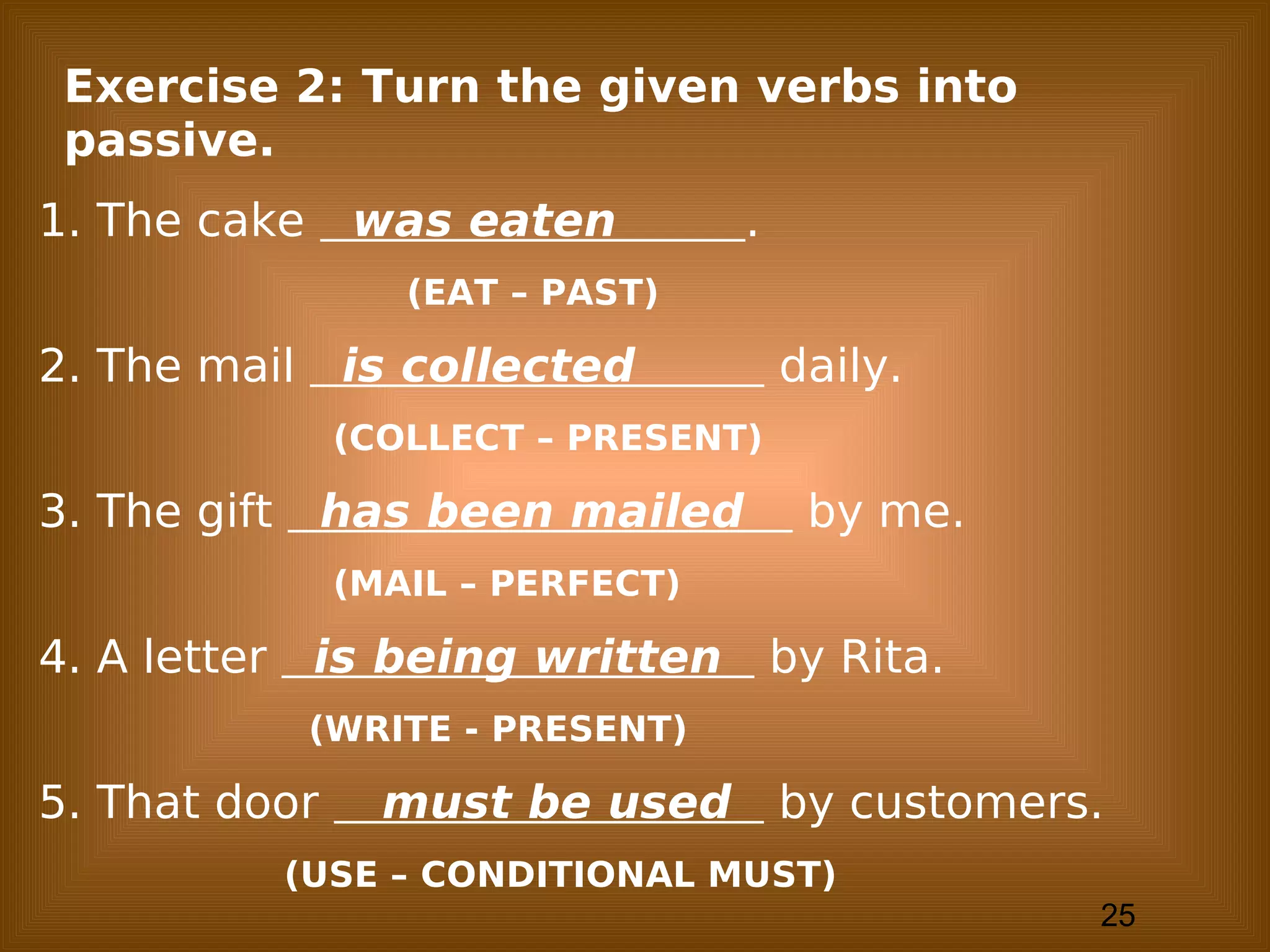 Passive Voice II | PPT