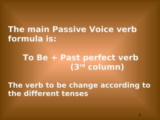 Passive Voice II | PPT
