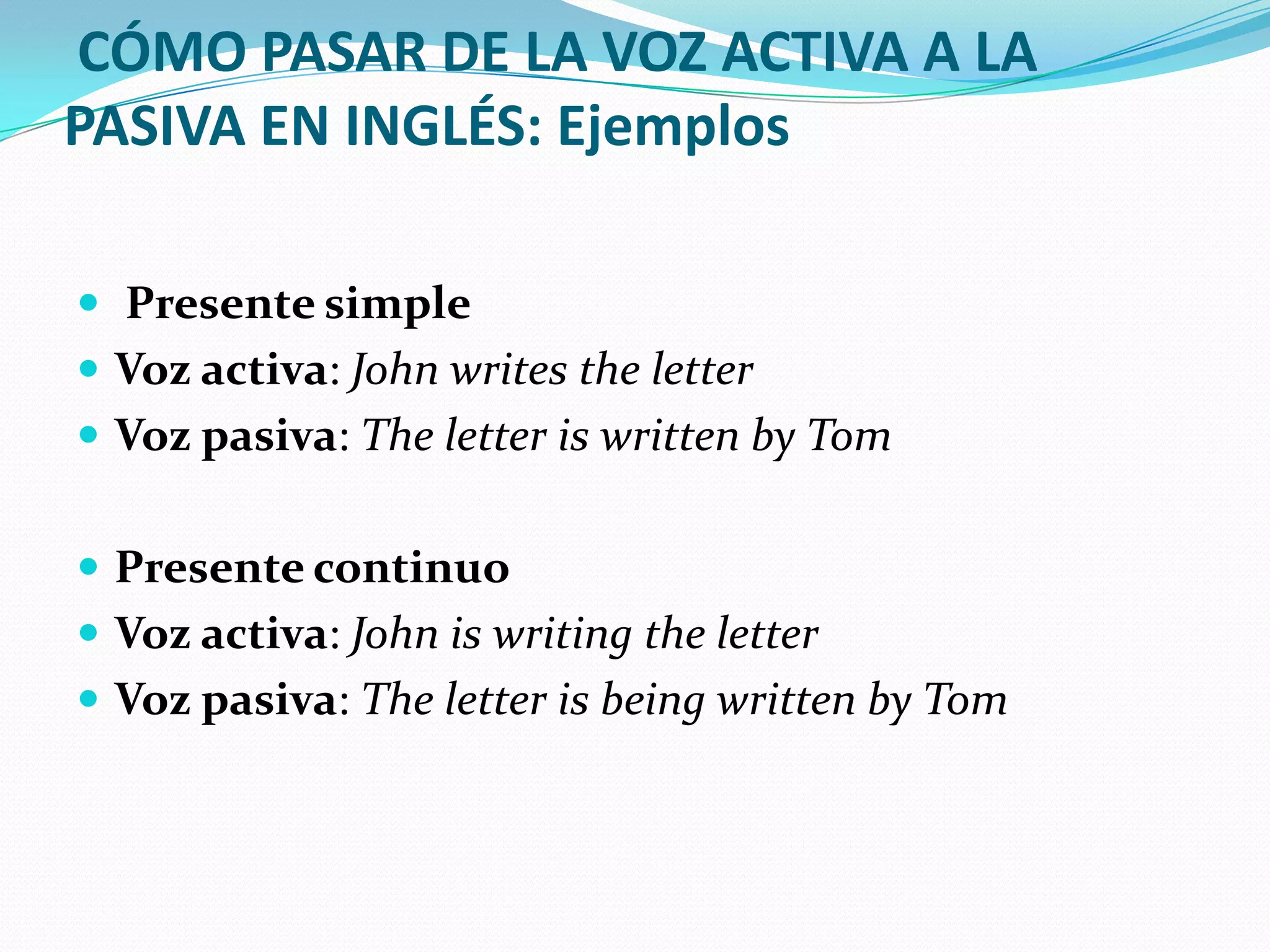 Passive voice ingles | PPTX