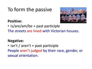 Passive voice lesson presentation | PPTX