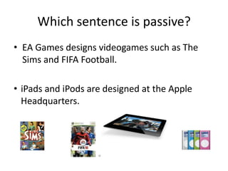 Passive voice lesson presentation | PPTX