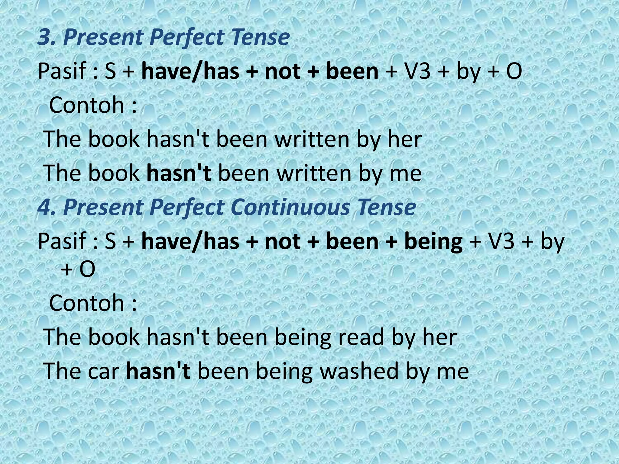 Rumus-rumus Passive voice | PPTX