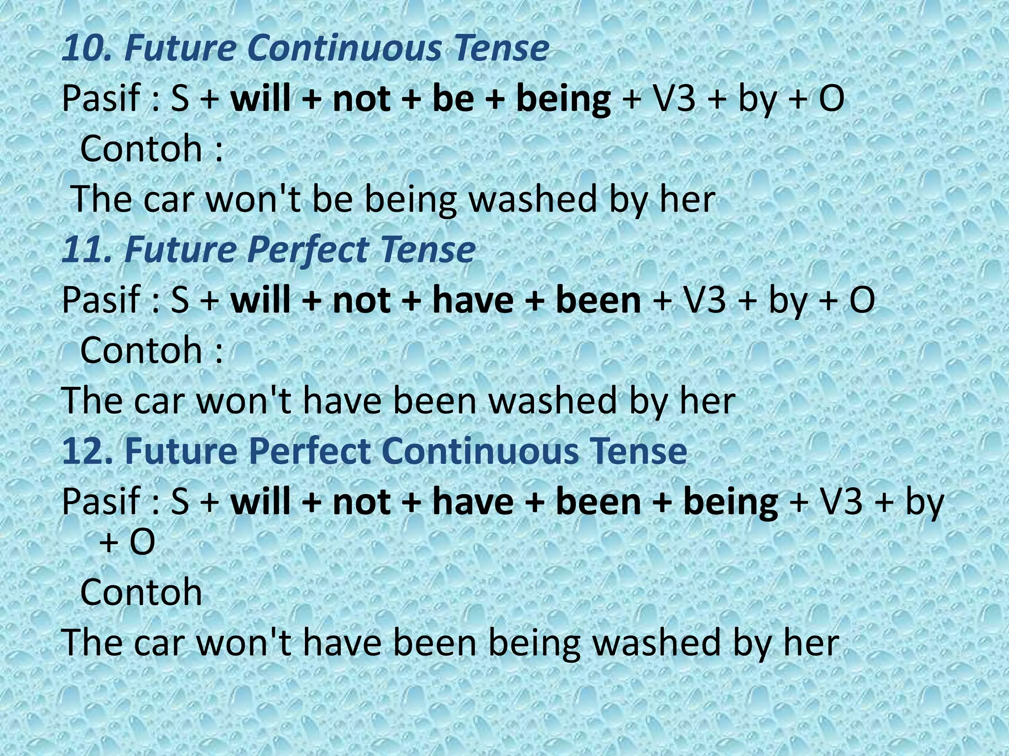 Rumus-rumus Passive voice | PPTX