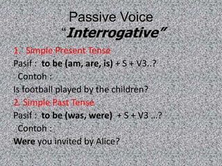 Rumus-rumus Passive voice | PPT