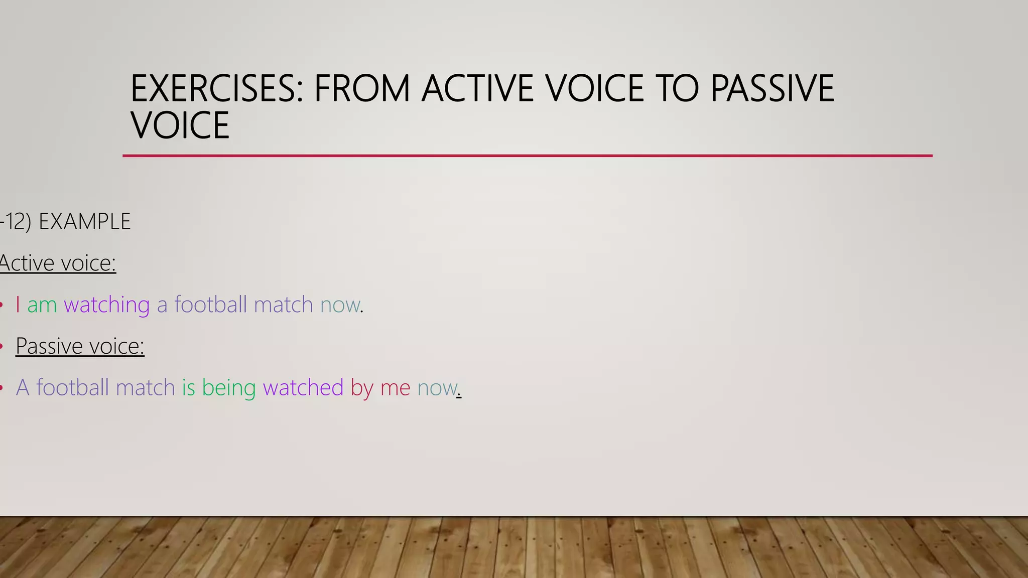 Passive voice ppt | PPT