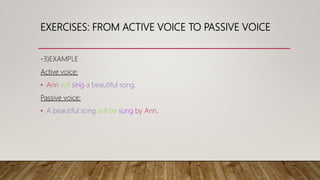 Passive voice ppt | PPTX