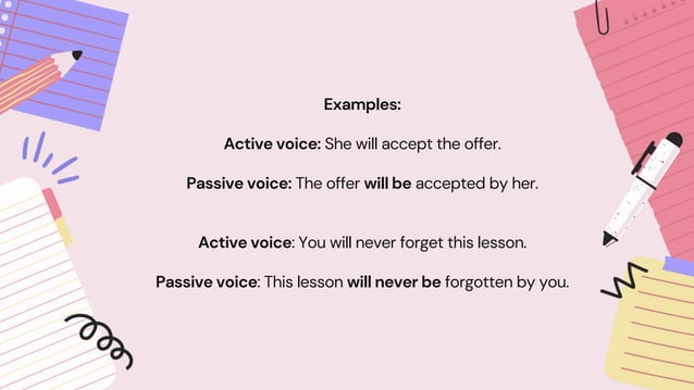 Passive voice ppt.pptx | Programming Languages | Computing