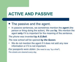 Passive voice presentación 3º | PPS