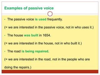 Passive voice presentation | PPT