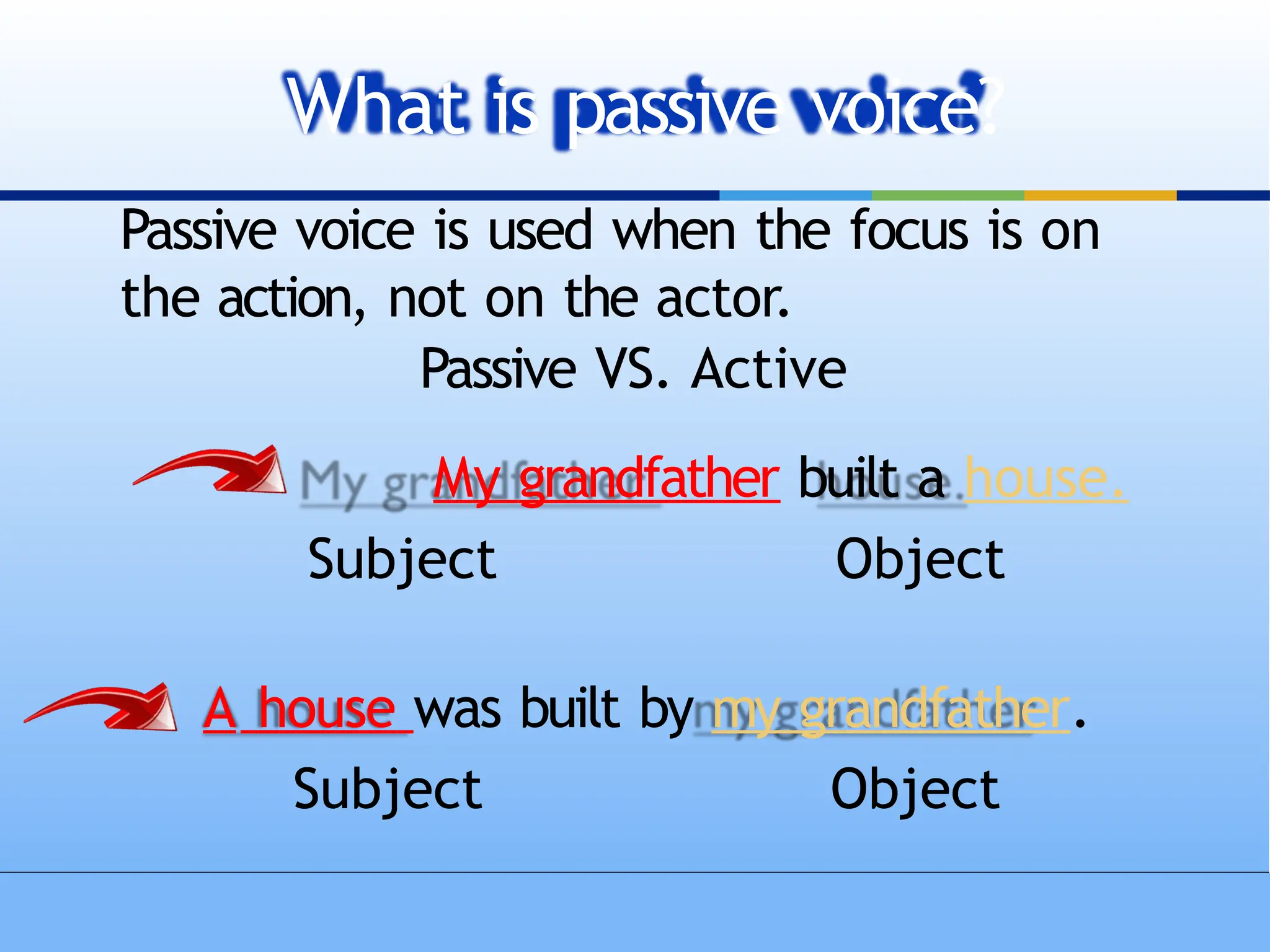 passive voice presentation english grammar | PPTX