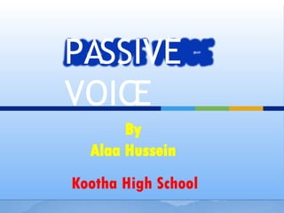 passive voice presentation english grammar | PPTX