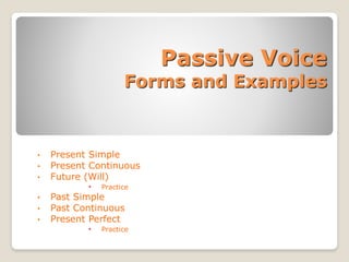Passive voice presentation 2 | PPT