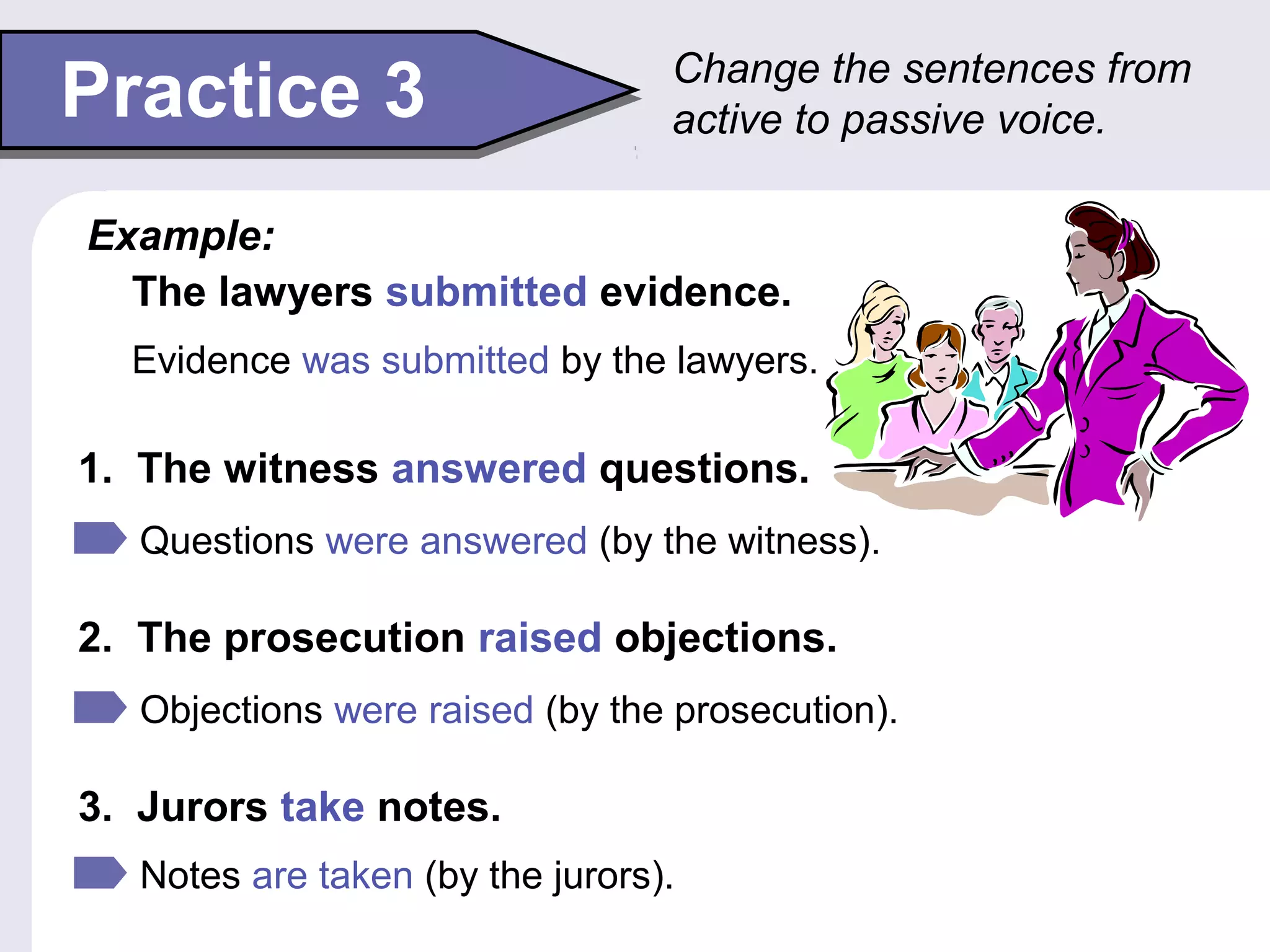 Passive voice presentation | PPS | Crime & Harmful Acts to Individuals ...